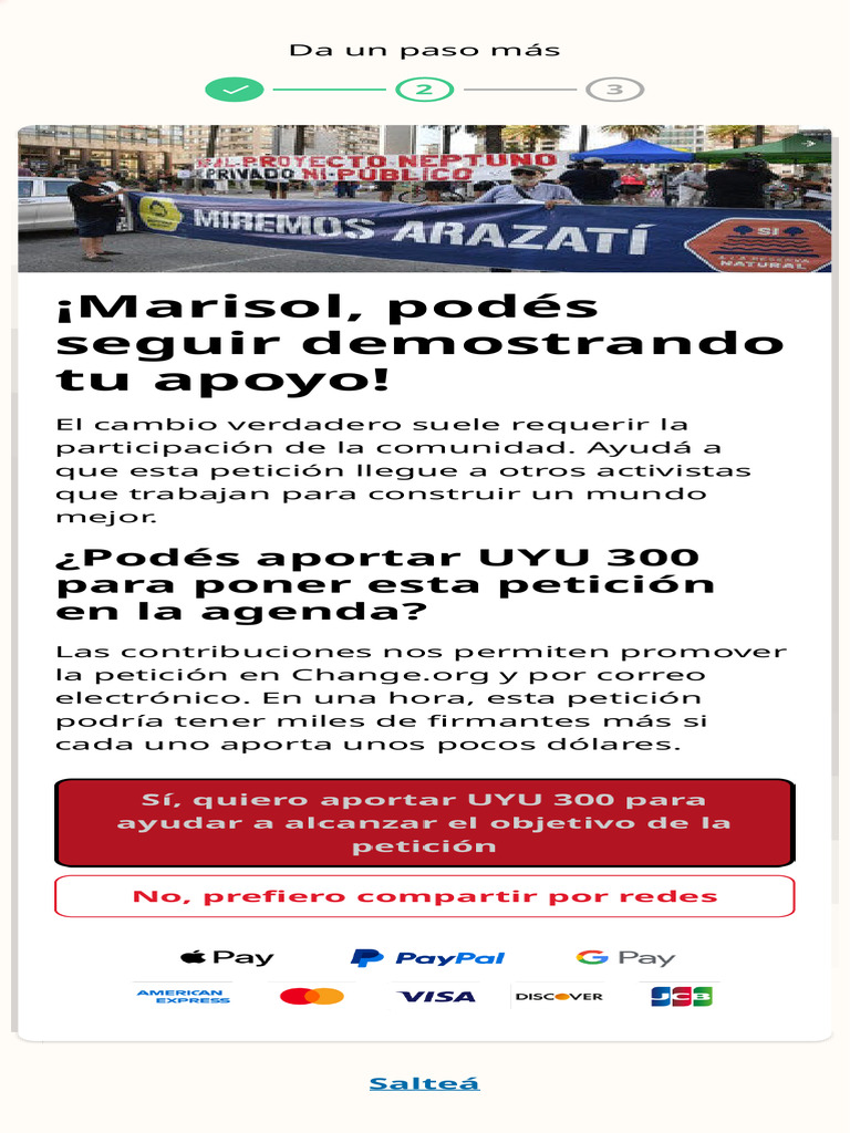 Patrociná Proteja El Agua Detenga El Proyecto Neptuno | PDF