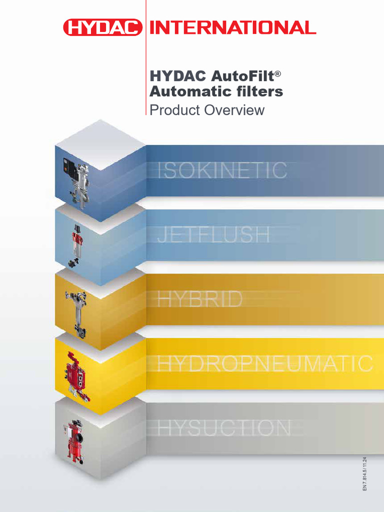 Hydac Autofilt Automatic Filters Product Overview 1000451323 en | PDF | Filtration | Chemical ...