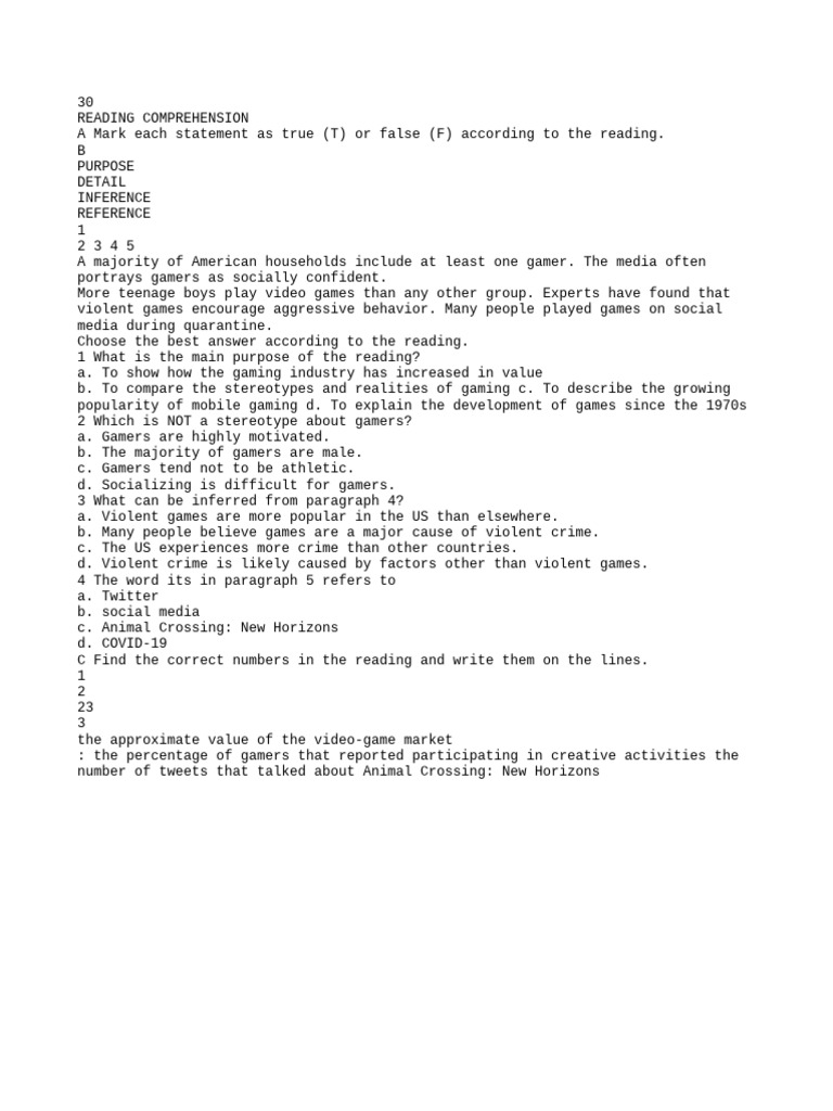 Gaming Stereotypes vs. Reality Analysis | PDF