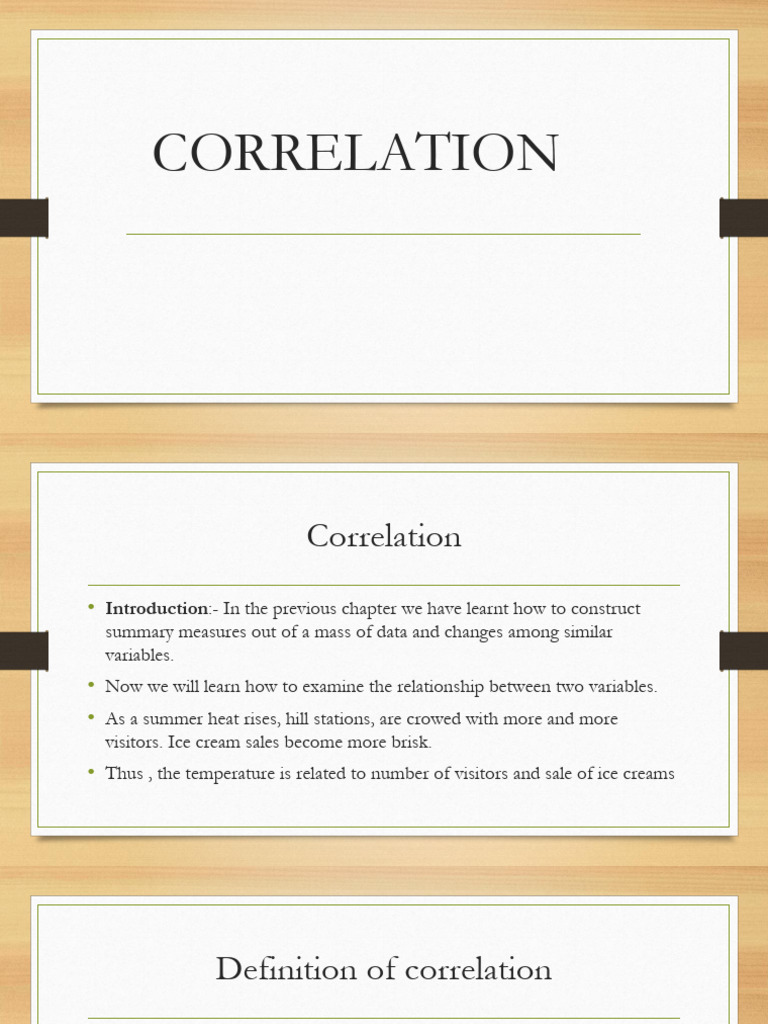 Understanding Correlation Analysis | PDF