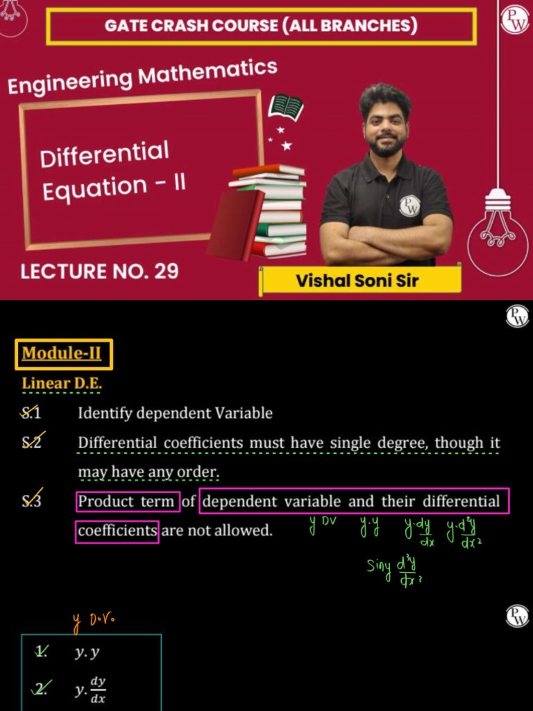 Differential Equation - Differential Equation - Episode 2 (Lec - 29 ...