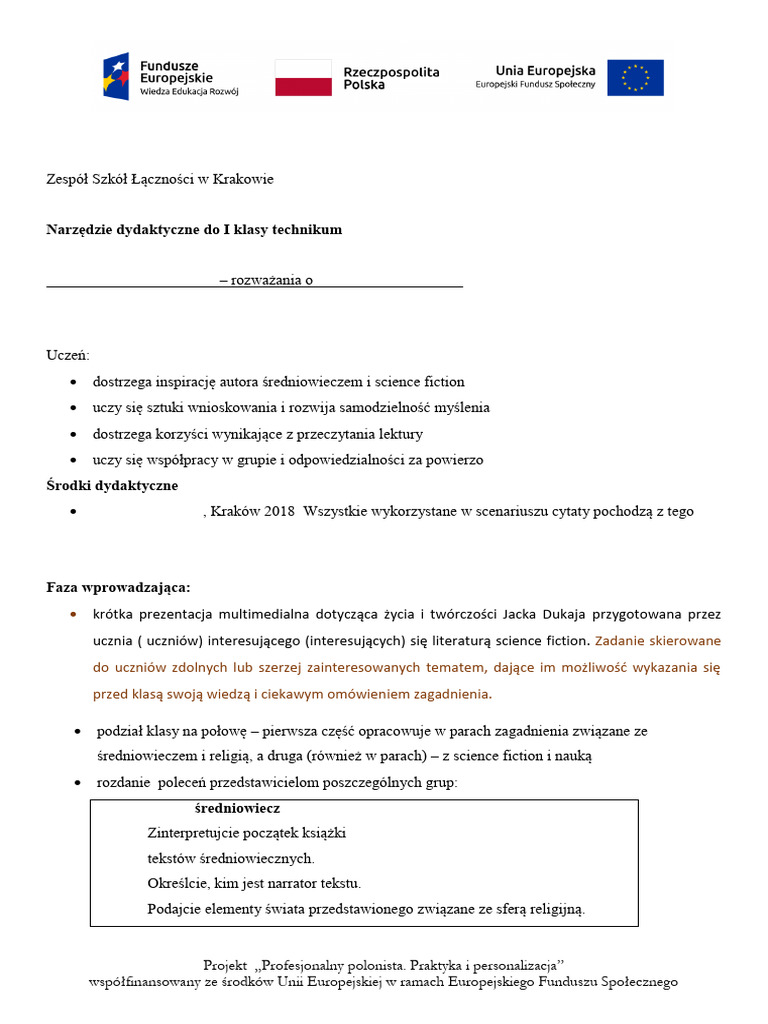 Katedra Jacka Dukaja | PDF