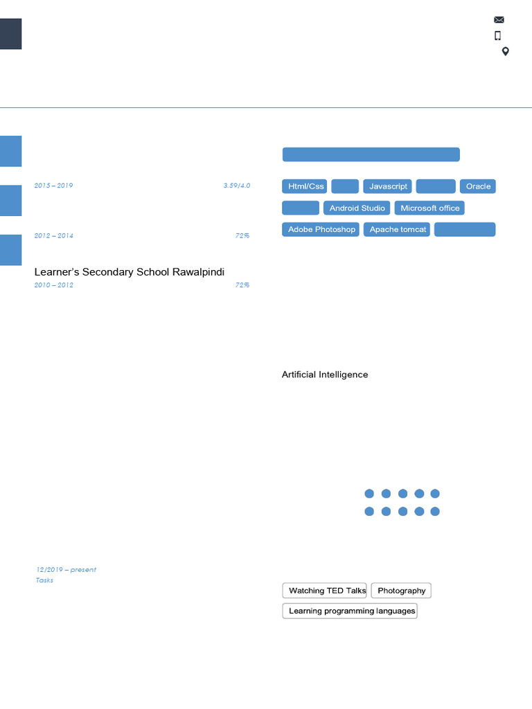 Sania's Resume PDF | PDF | Eclipse (Software) | Java (Programming Language)