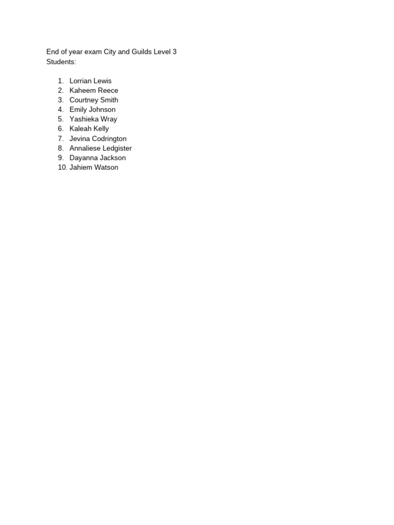 City and Guilds Level 3 Exam Guide | PDF | Human Communication