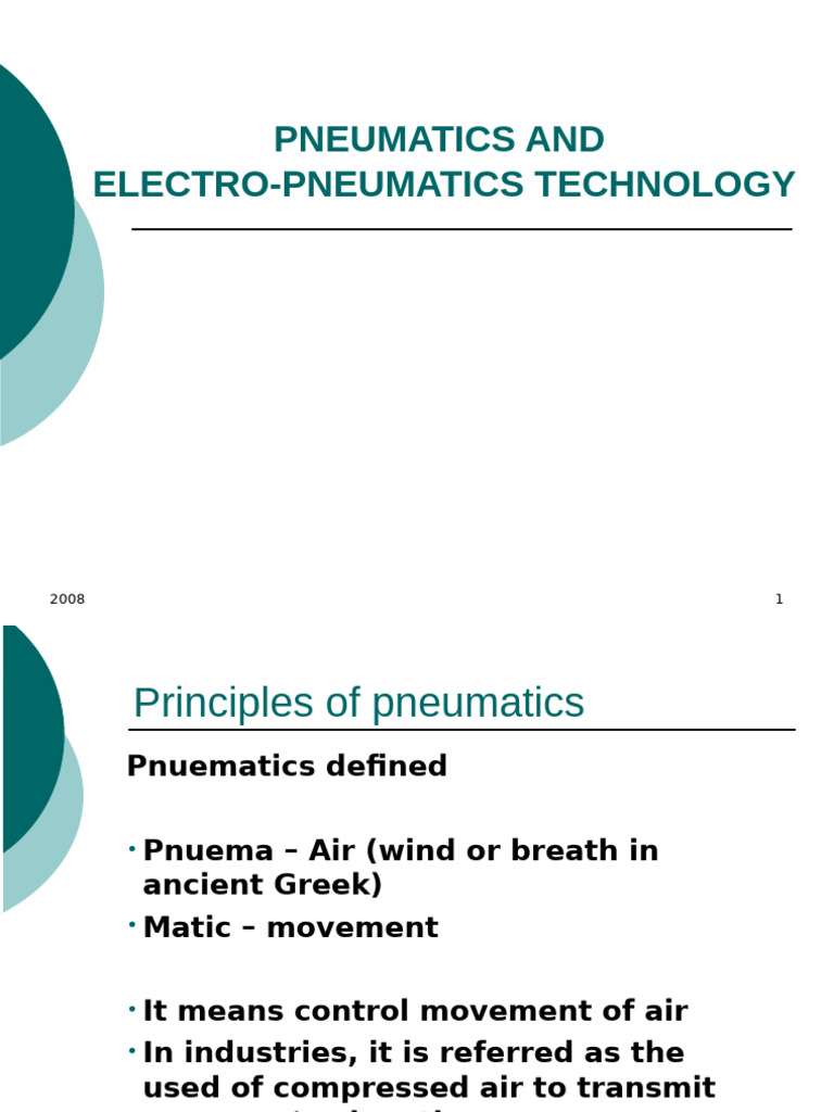 Pneumatic ElectroPnuematic Jan2008 | PDF | Valve | Relay