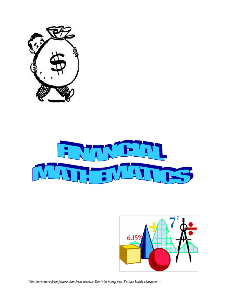 2024 Financial Mathematics. | PDF | Interest | Present Value