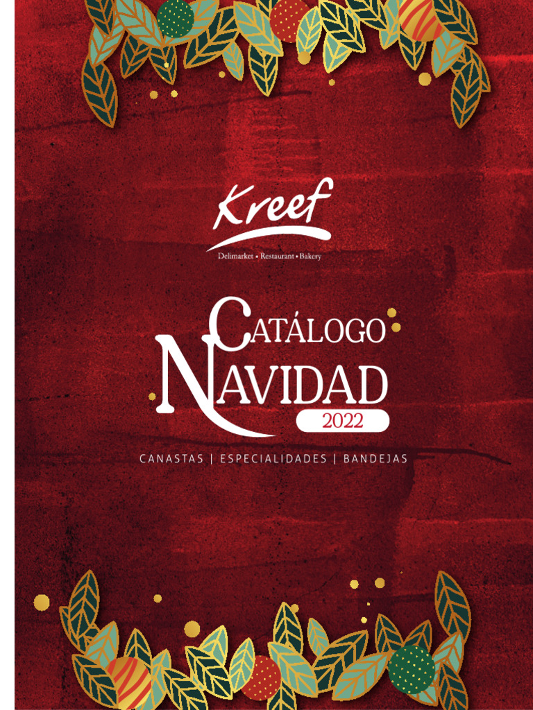 Catalogo Navidad Kreef 2022 | PDF | Alimentos | Cocina