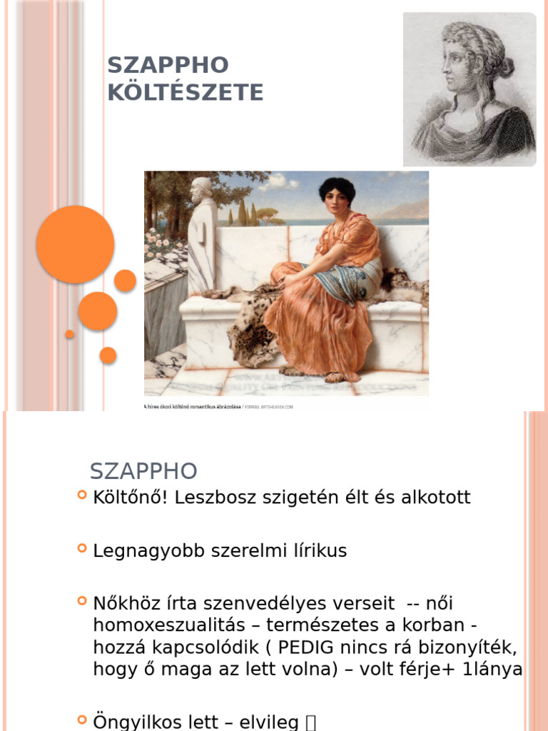 SZAPPHO Költészete | PDF
