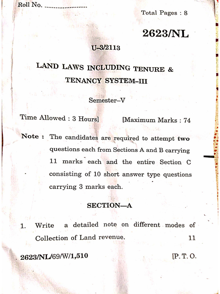 Land Law | PDF