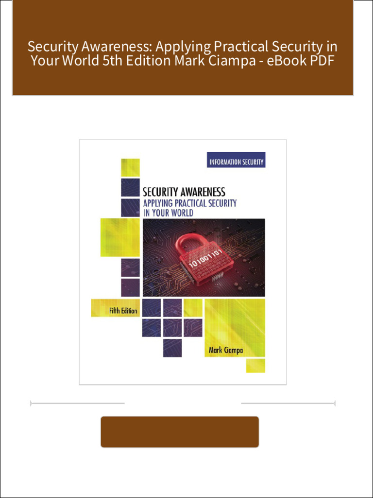 Security Awareness: Applying Practical Security in Your World 5th ... Security Awareness: Applying Practical Security in Your World 5th ...