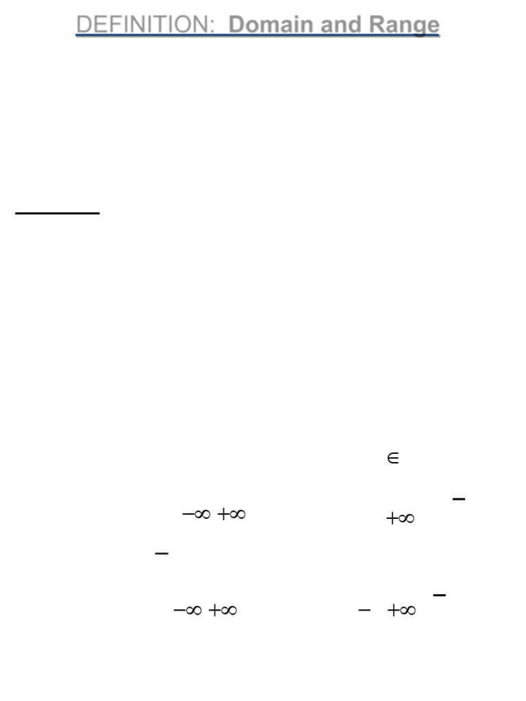 Calculus-1-Domain-and-Range | PDF | Function (Mathematics) | Mathematical Objects