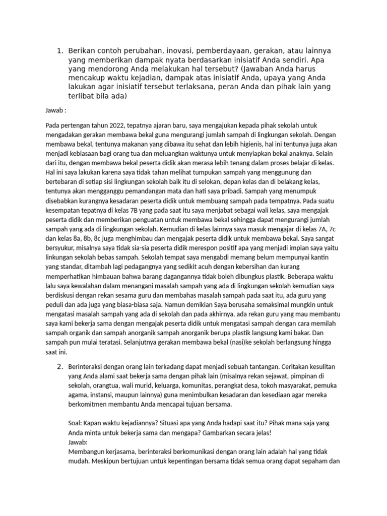 Contoh Perubahan | PDF