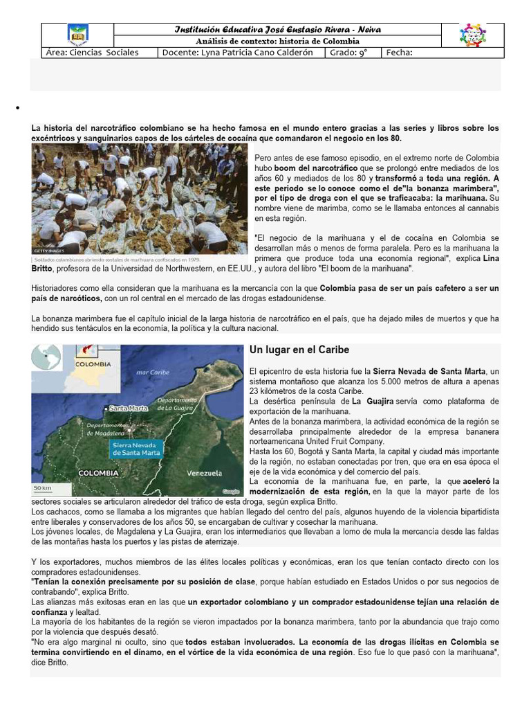 Bonanza Marimbera | PDF | Colombia | Guerra contra las drogas