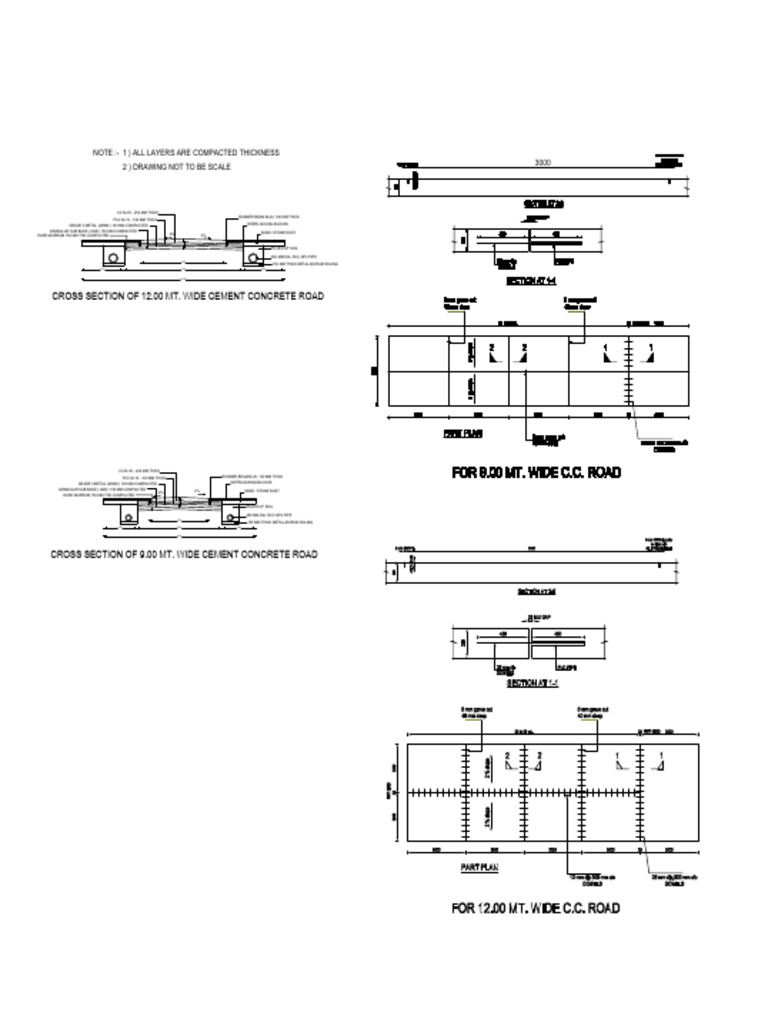 CC Road Works Section Nmrda | PDF | Soil | Composite Material