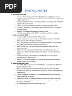 List of Current Indian Ruling and Opposition Parties - Wikipedia | PDF