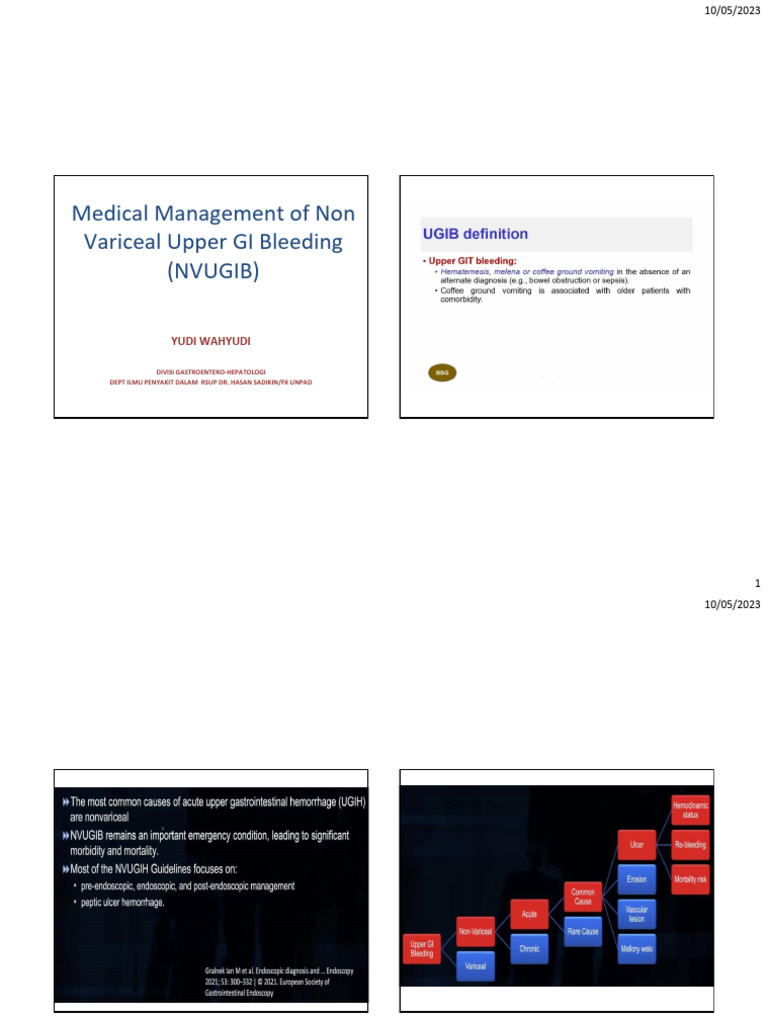 Gastro DR Yudi - Comet 2023 | PDF | Gastroenterology | Medicine