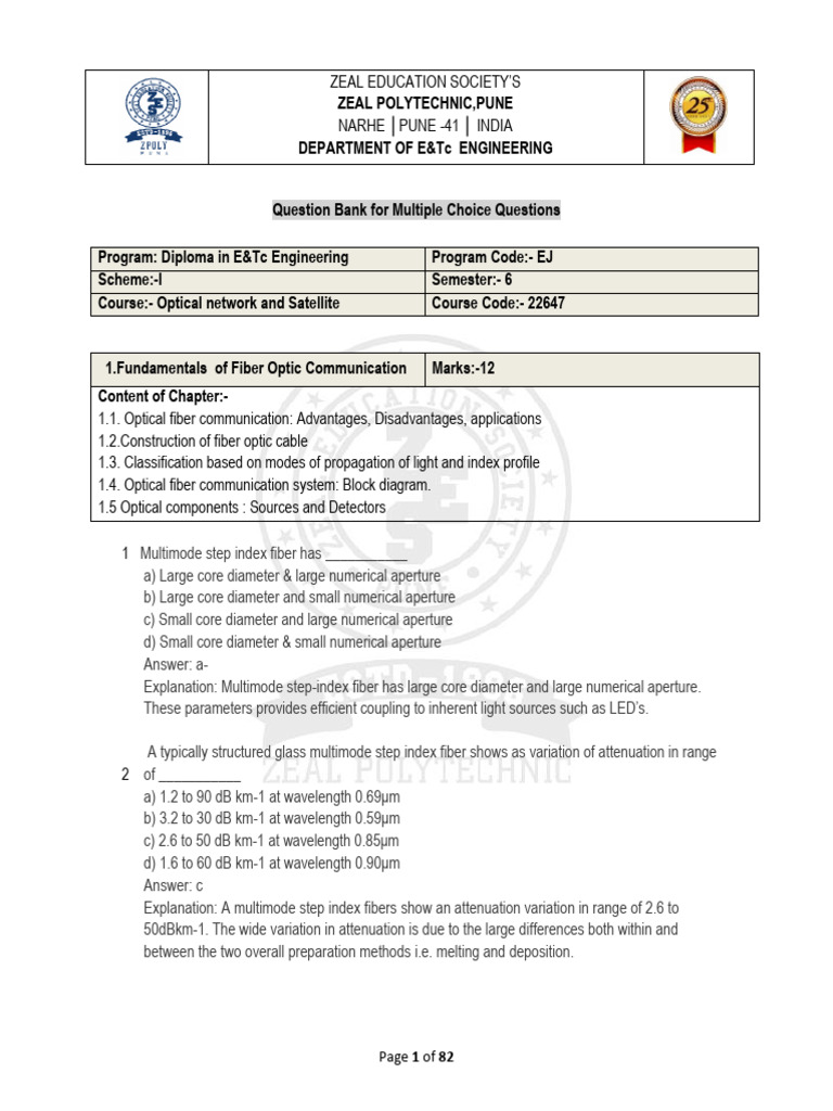Diffraction Limits in Telescope Design | PDF | Optical Fiber | Emission ...