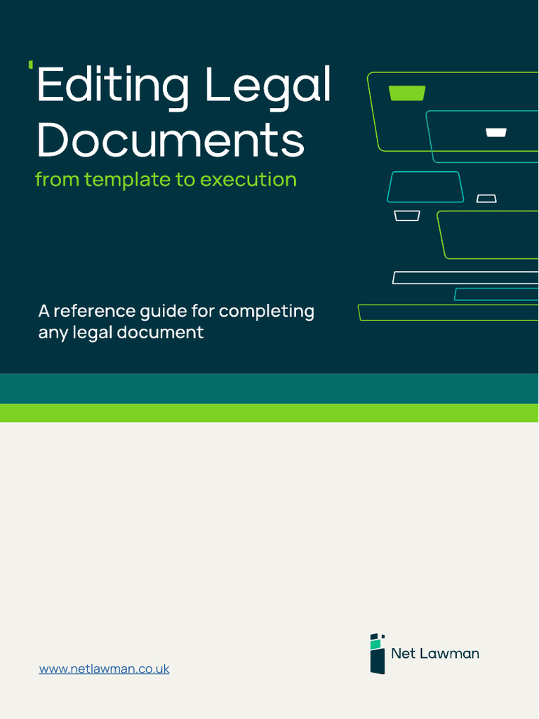 Guide To Editing Legal Documents | PDF | Signature | Power Of Attorney