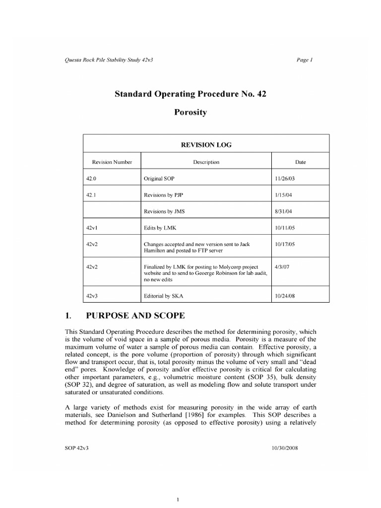 Soil Porosity | PDF