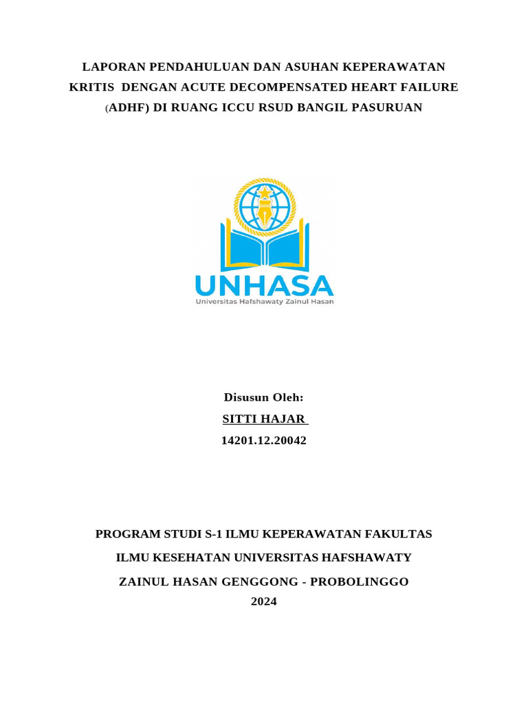 Acute Decompensated Heart Failure (Adhf) | PDF
