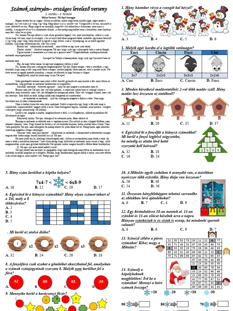 SZM2-2 Forduló | PDF