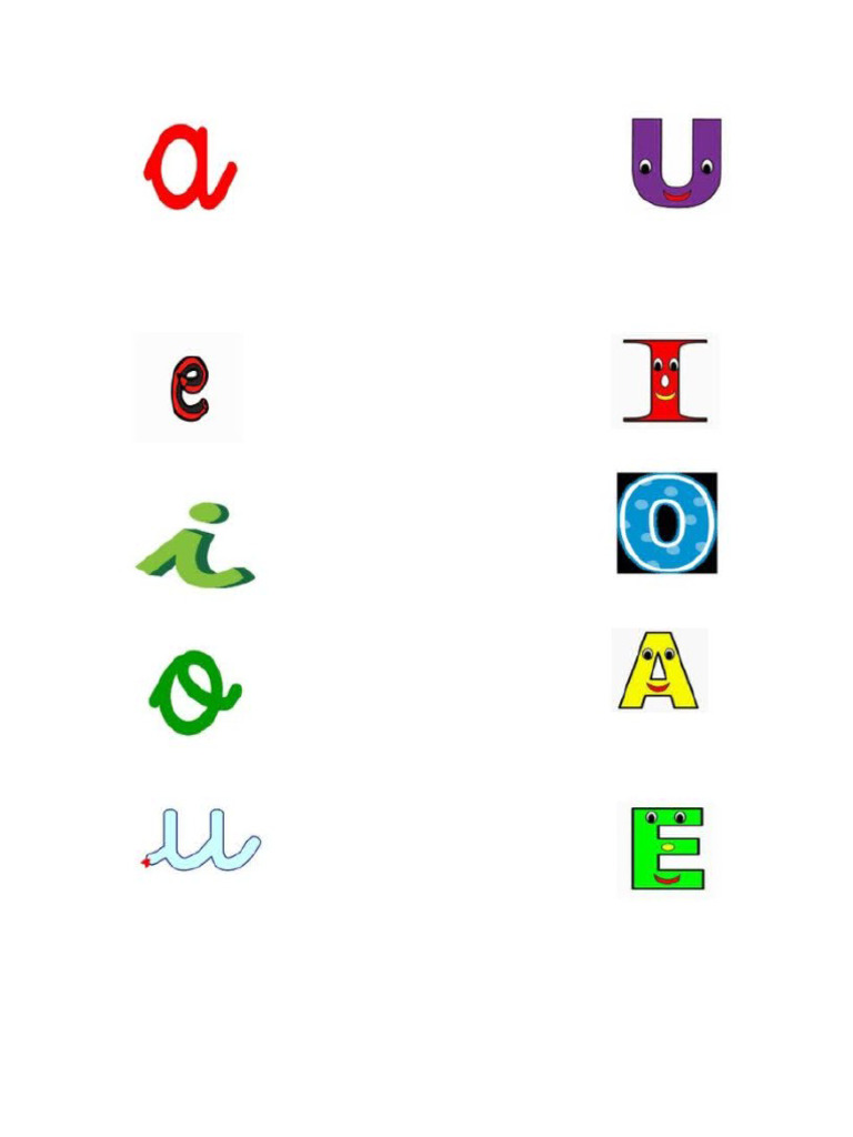 Vocales para Identificar | PDF