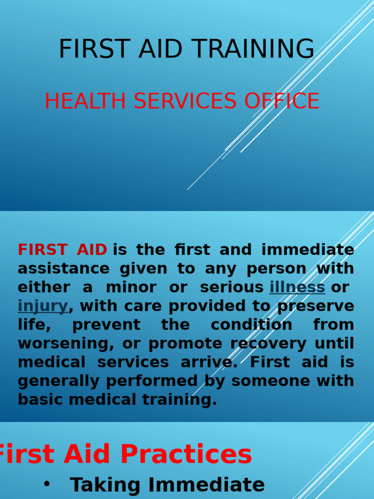 Comprehensive First Aid Training Guide | PDF | Asthma | Burn