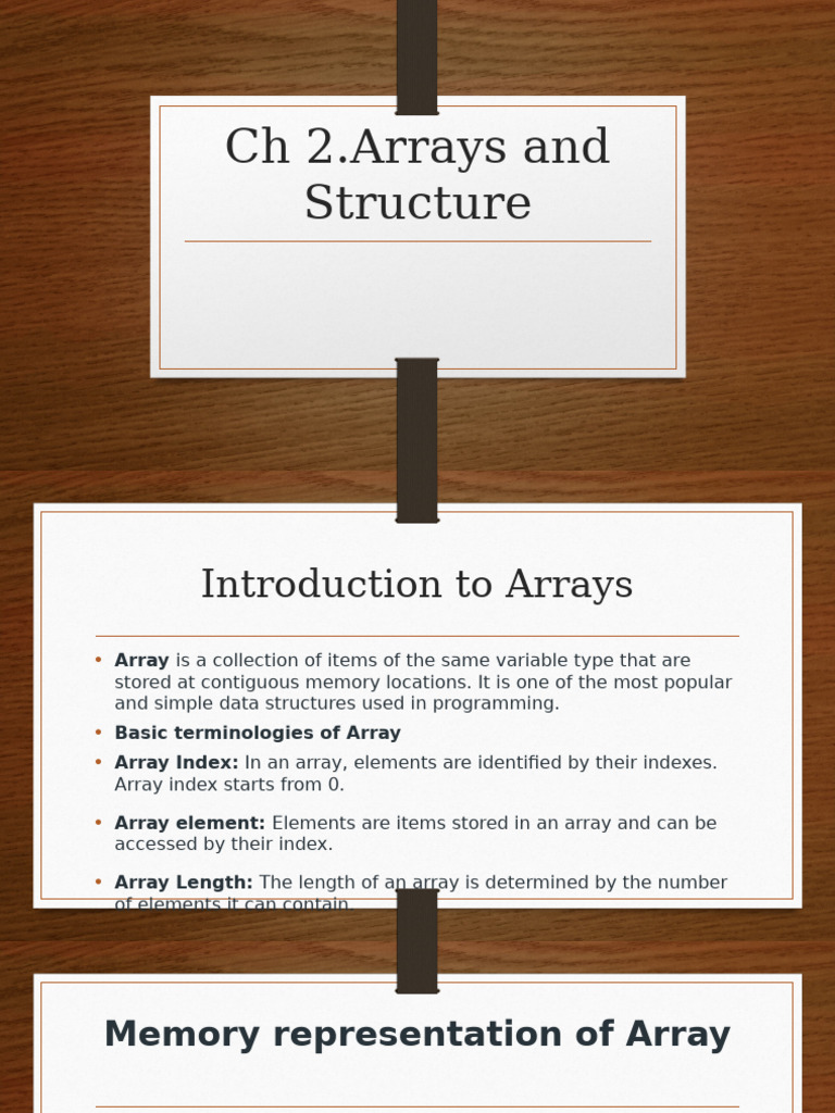 CH 2 Arrays and Structure | PDF | Pointer (Computer Programming) | Algebra