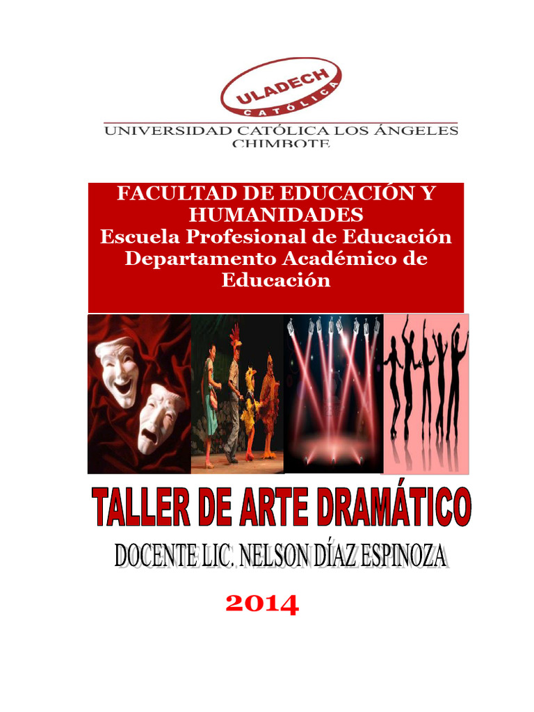 ARTE Dramatico | PDF | Teatro | Plan de estudios