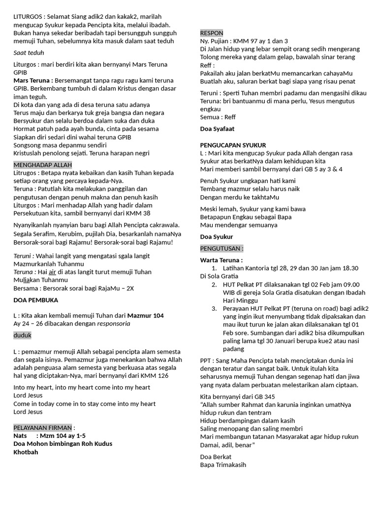 Liturgos 1 | PDF