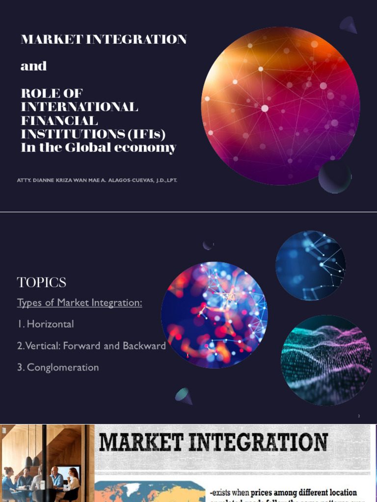 TCW - Market Integration and Role of Ifis | PDF | Conglomerate (Company ...
