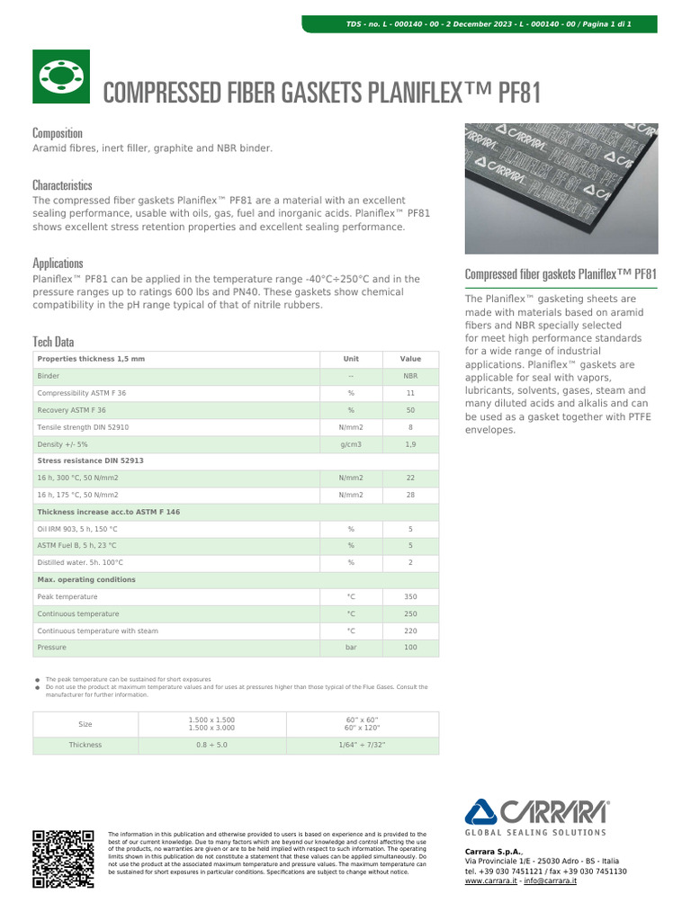 COMPRESS GASKETS SI | PDF | Applied And Interdisciplinary Physics ...