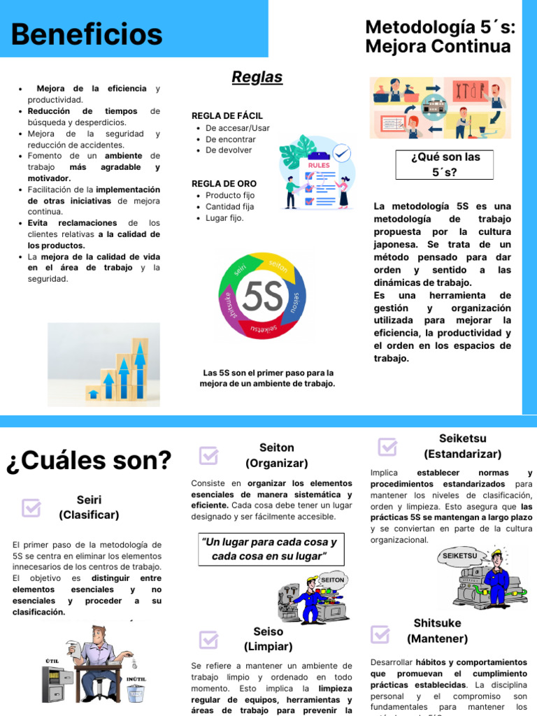 Mejora Del Ambiente Laboral Con 5s Pdf
