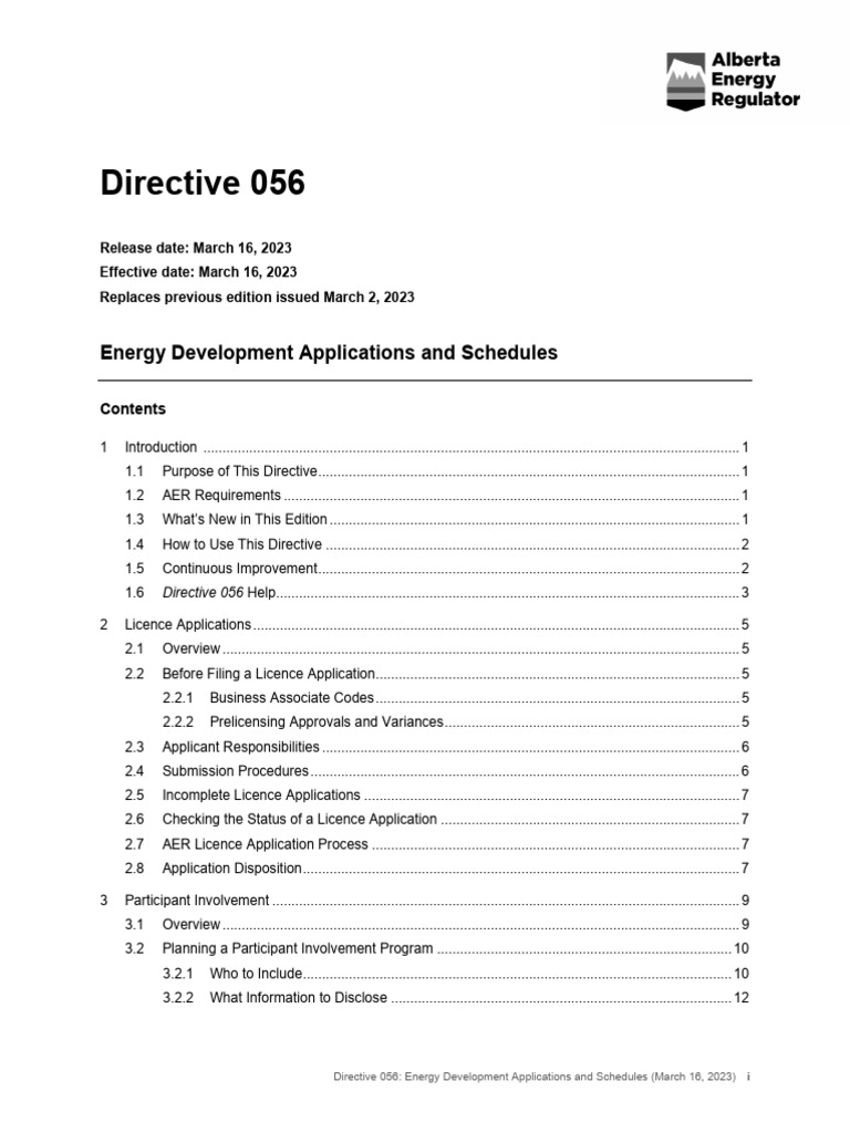 Directive 056 | PDF