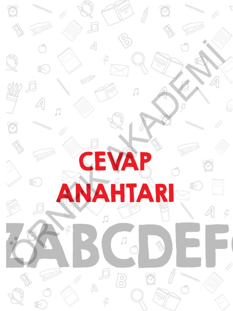 Akadem: Cevap Anahtari | PDF