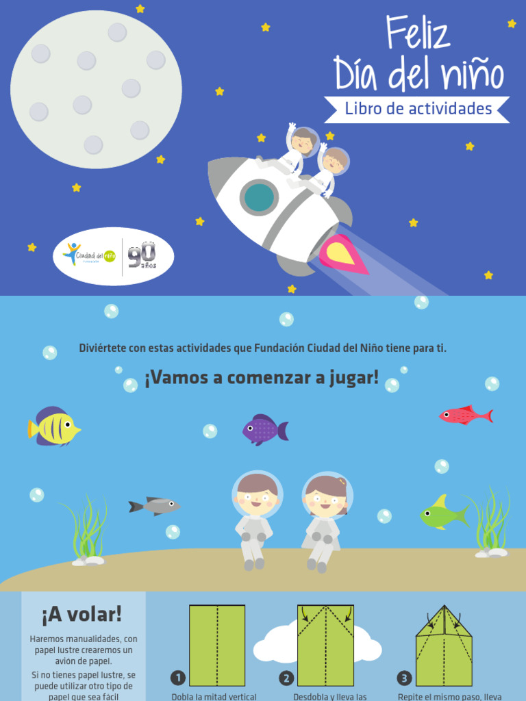 Libro de Actividades Dia Del Nino | PDF