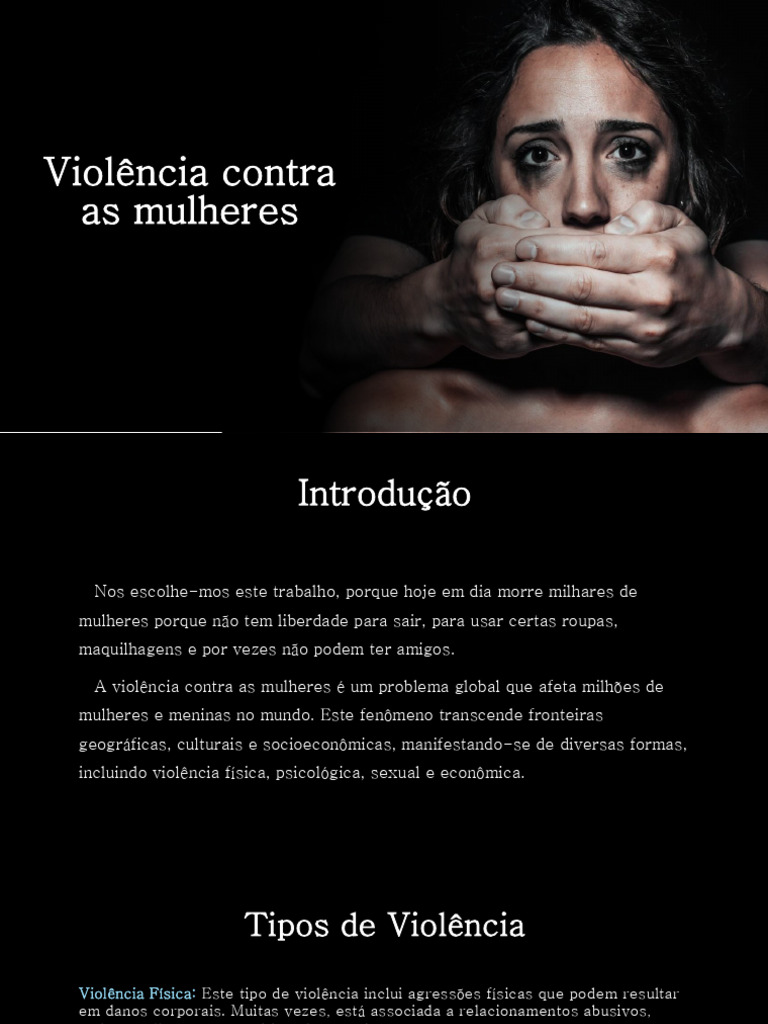 Violencia Contra As Mulheres | PDF | Violência | Violência doméstica
