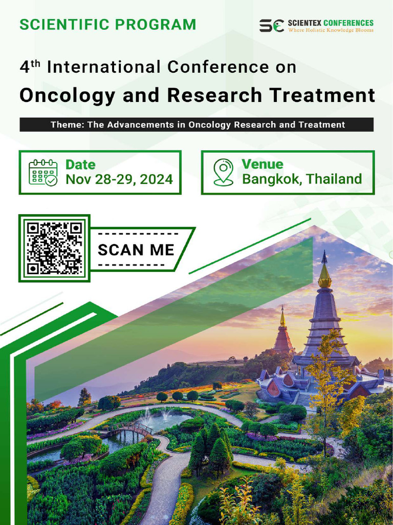 Oncology Scientific Program 2024 | PDF | Cancer | Breast Cancer