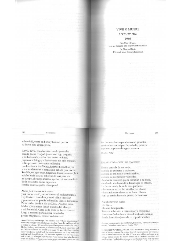 Sesión 2 - Anne Sexton | PDF