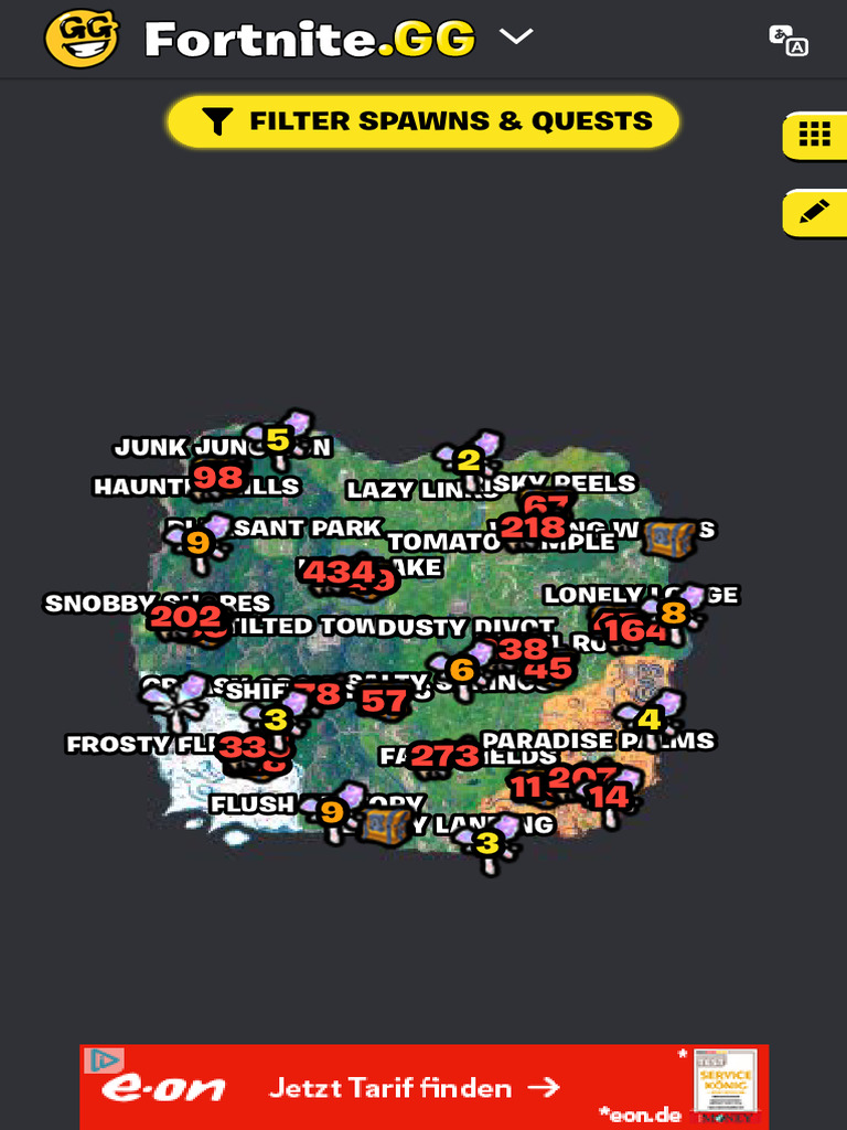 Fortnite Interactive Map - Fortnite.GG | PDF