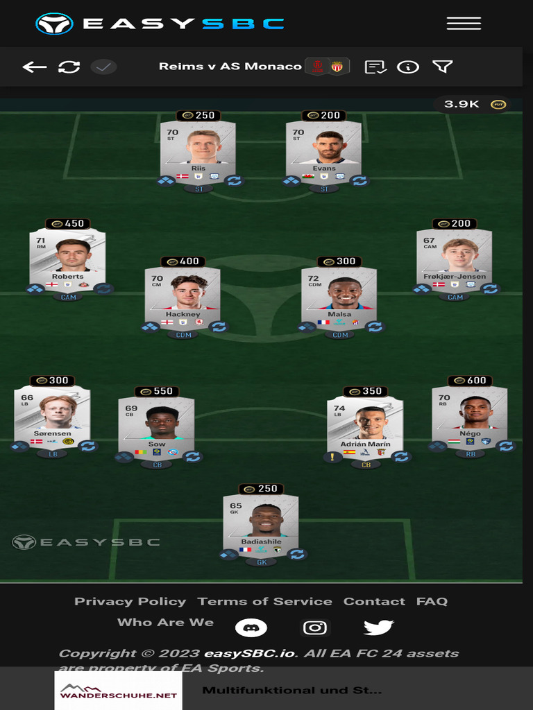 SBC Solution - Marquee Matchups 3 | PDF