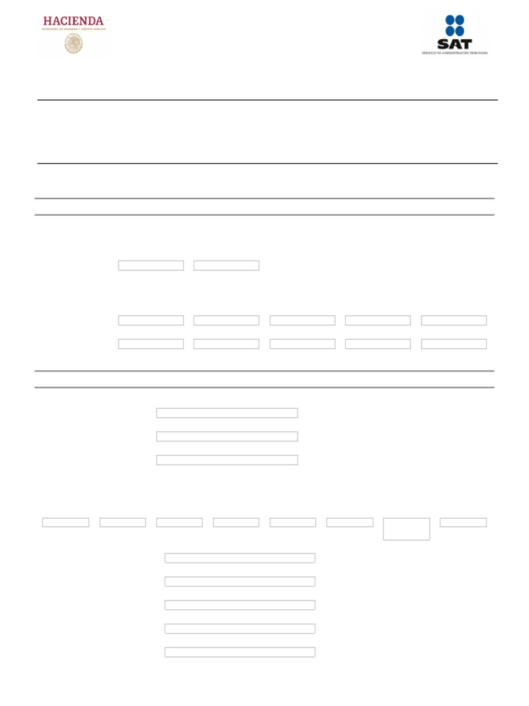 RFC: Nombre: Declaración Del Ejercicio de Impuestos Federales | PDF ...