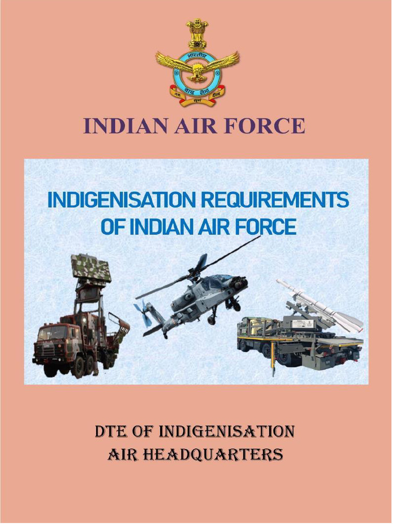Indigenisation Requirement of IAF Book | PDF | Aviation | Aircraft