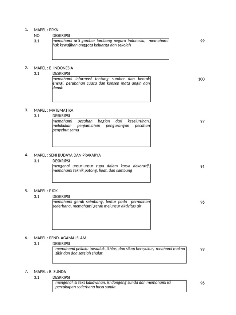 KD Erapor Kelas 3 Dan 6 SMT 2 | PDF