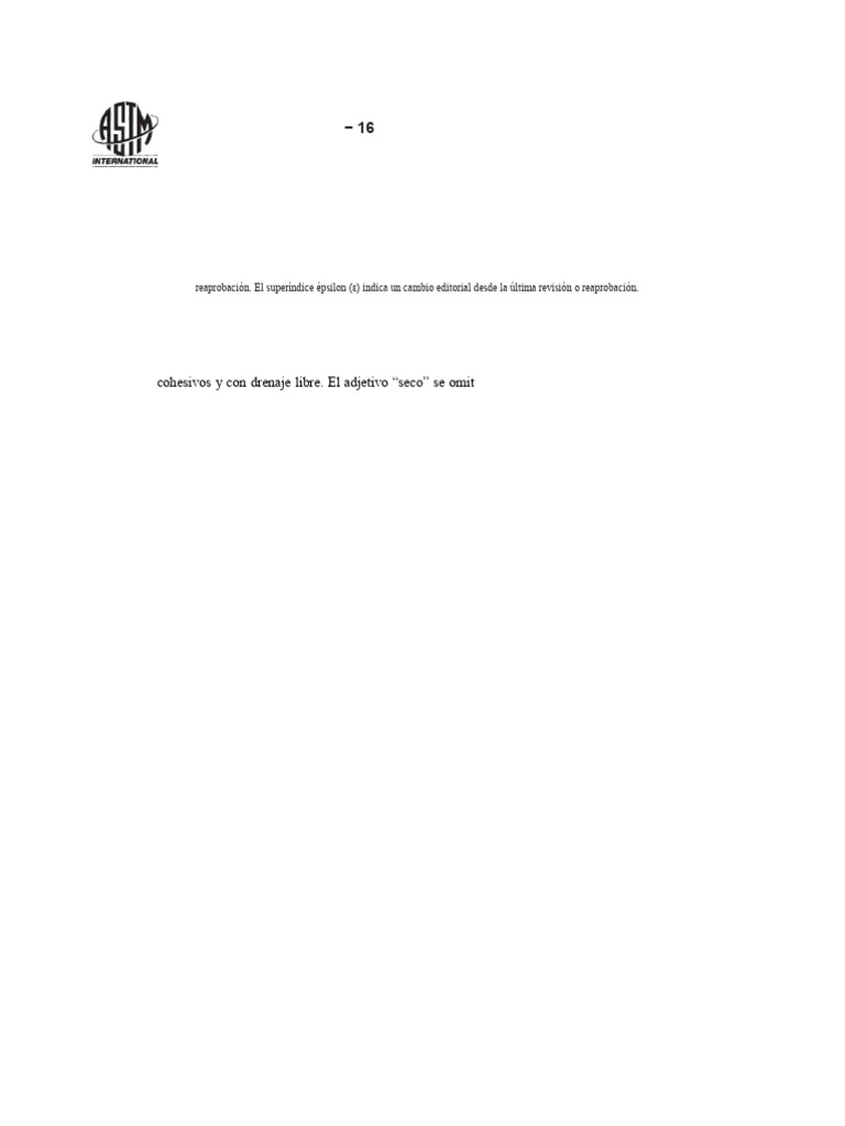 ASTM D4254-16 Densidad Mínima y Cálculo Densidad Relativa | PDF | Densidad | Volumen