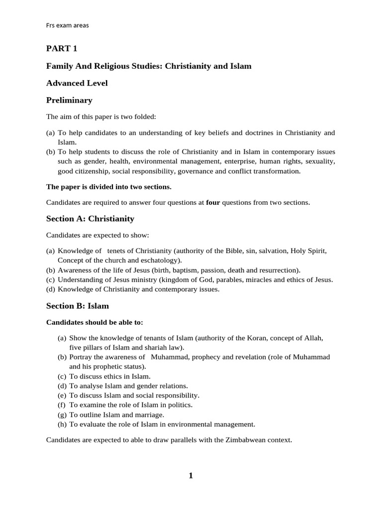 Christianity and Islam Revision Book Finale | PDF | Salvation | Paul ...