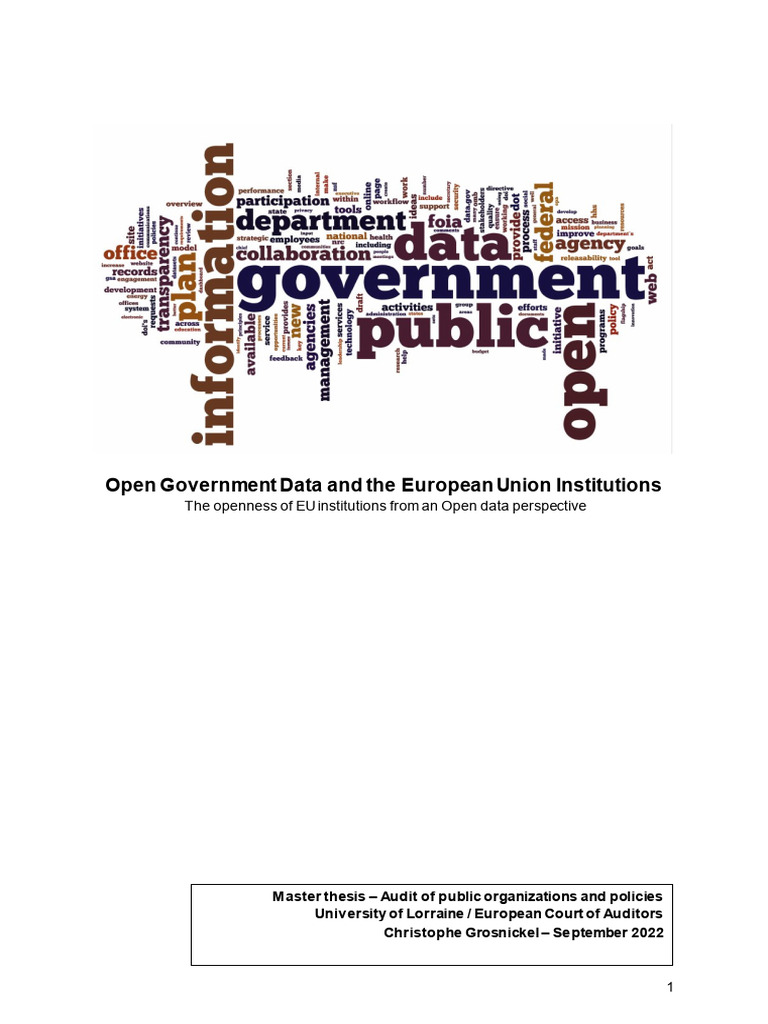 Thesis - Open Governement Data | PDF | Resource Description Framework ...