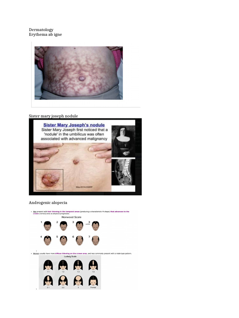 Dermatology Conditions Overview | PDF