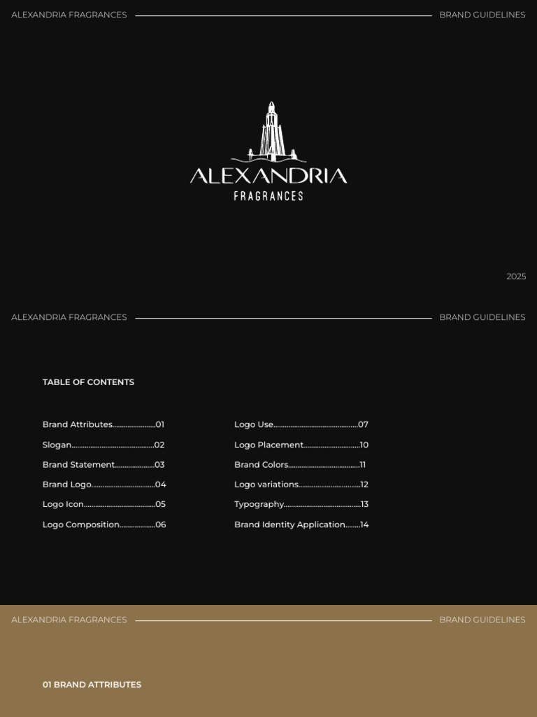 Alexandria Fragrances Brand Guidelines | PDF | Perfume | Brand