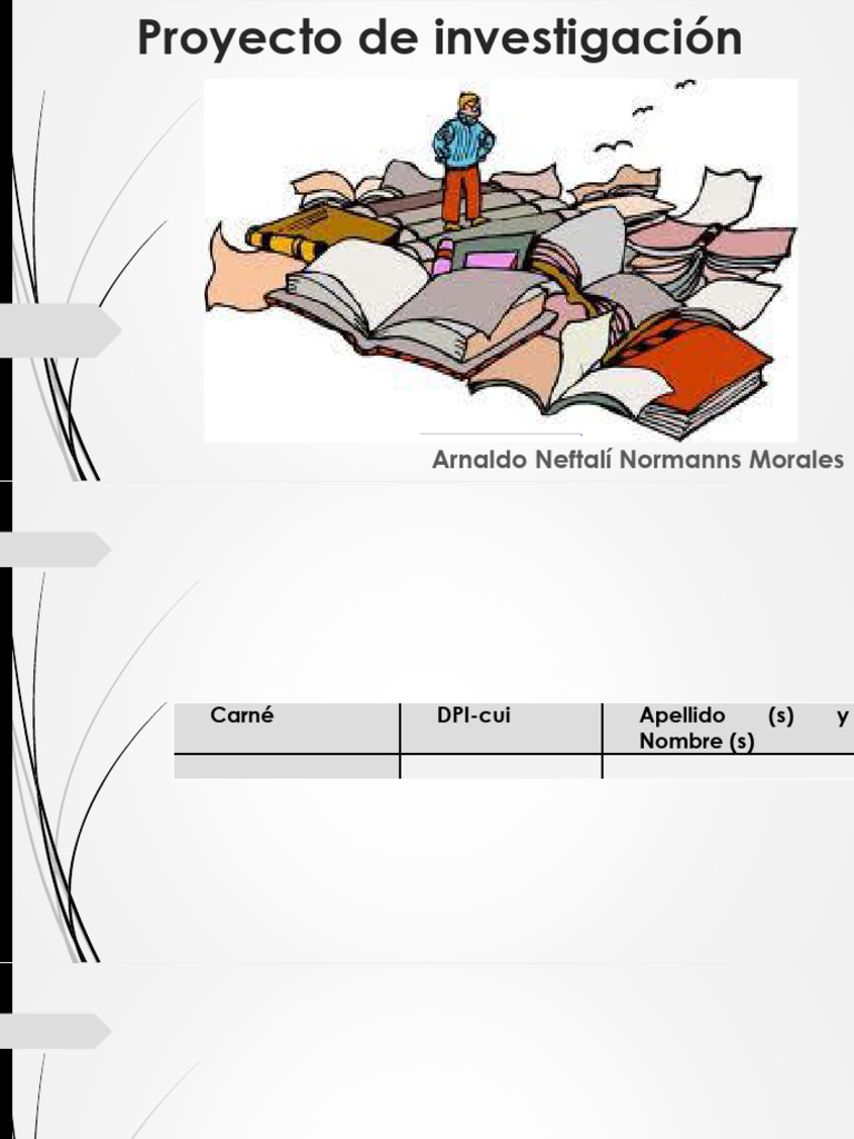 Guía Completa para un Proyecto de Investigación | PDF | Enseñando